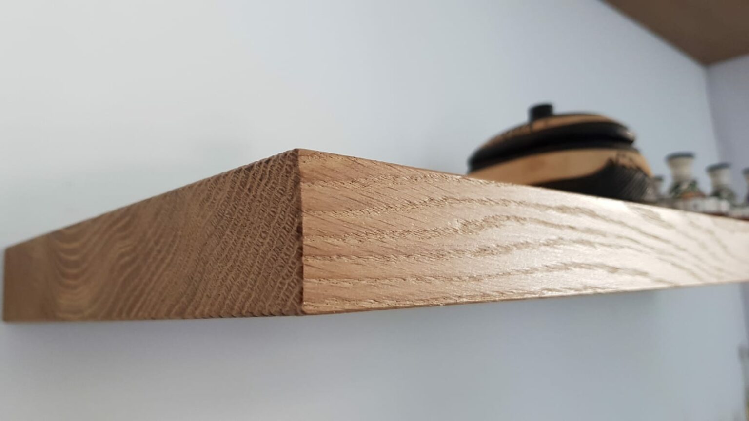 Zwevende eiken wandplanken 101-125 cm - Zaagfabriek